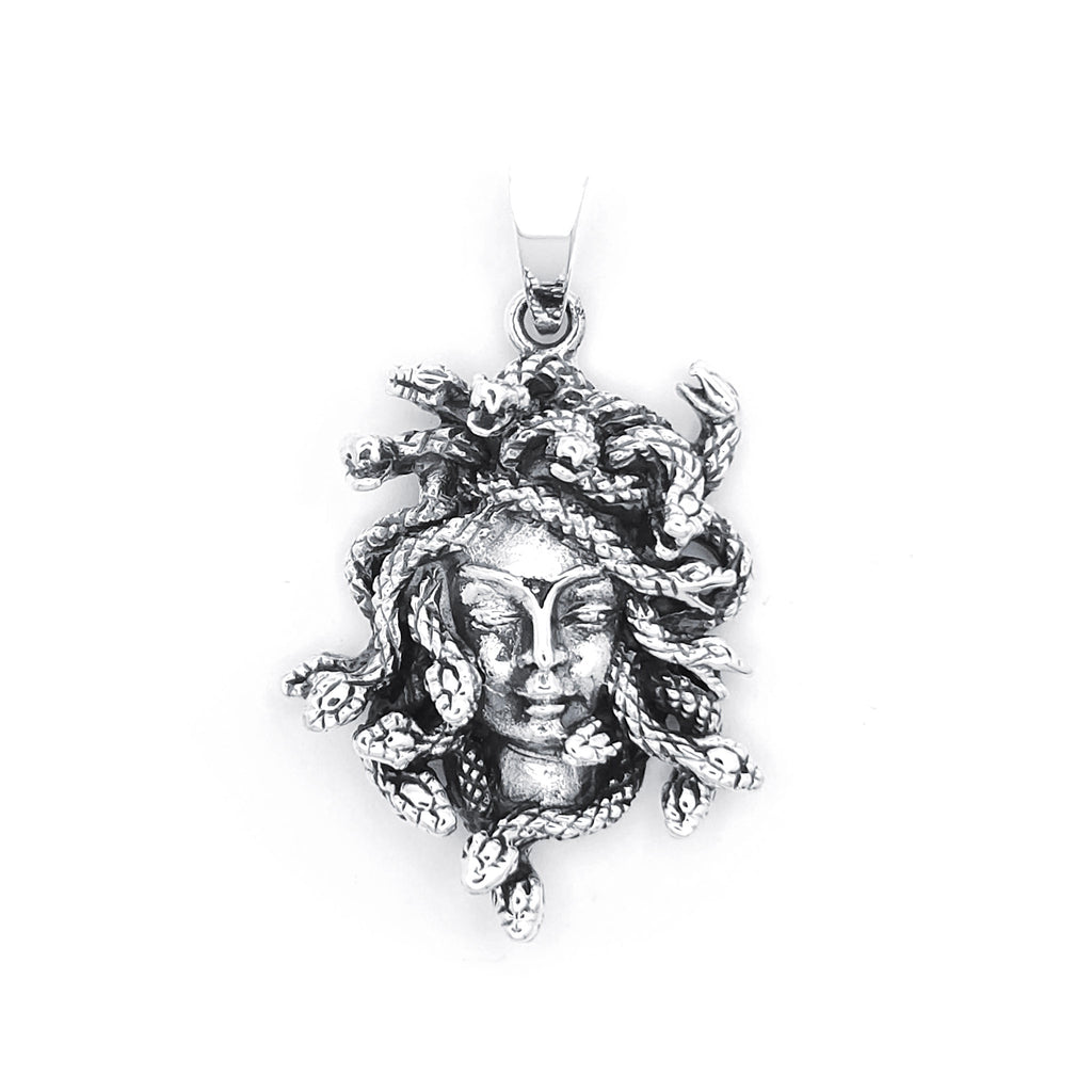 Sterling Silver Medusa Pendant – Elkai Incantations