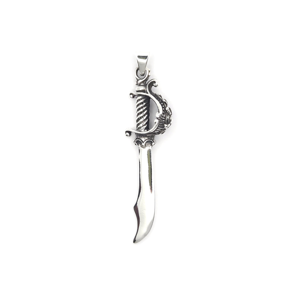Sterling Silver Cutlass Sword Pendant – Elkai Incantations