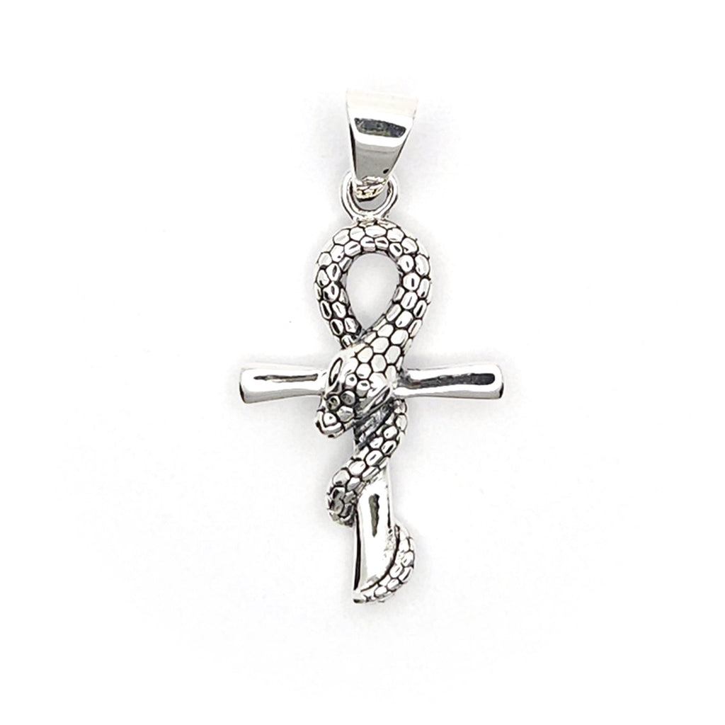 Sterling Silver Snake Ankh – Elkai Incantations